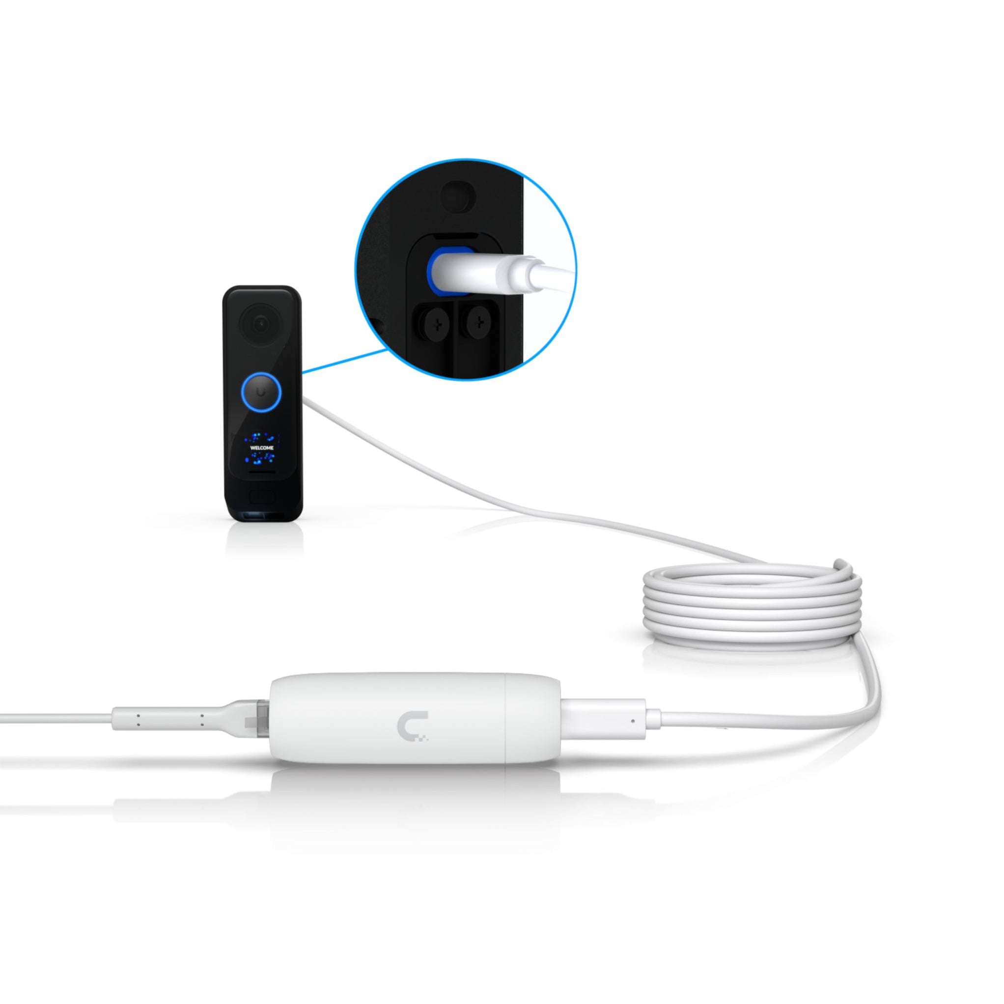 Ubiquiti G4 Doorbell Pro PoE to USB-C Cable | MS Distribution